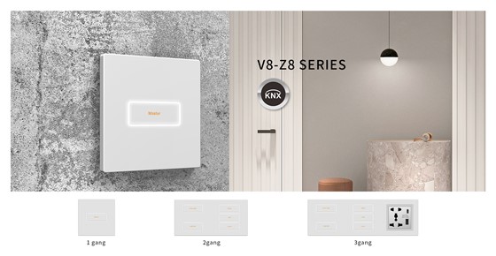 KNX Smart Wall Switch V8-Z8 Series | Smart Laffey
